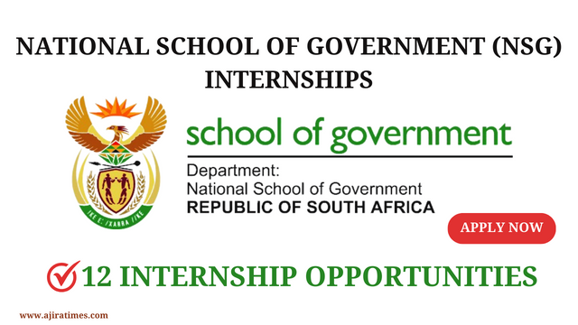 Internship Opportunities at National School of Government (NSG)