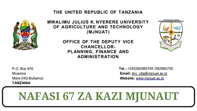 MJNUAT Vacancies Opportunities Tanzania