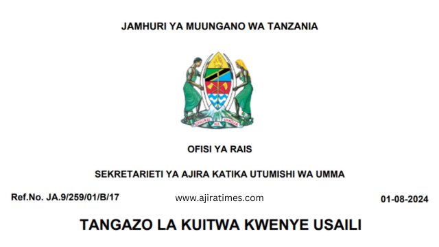 PSRS Call for Interview TANAPA August 2024